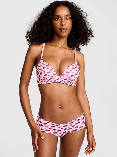 Pink Wear Everywhere™ Super Push-up Wireless Bra - Print