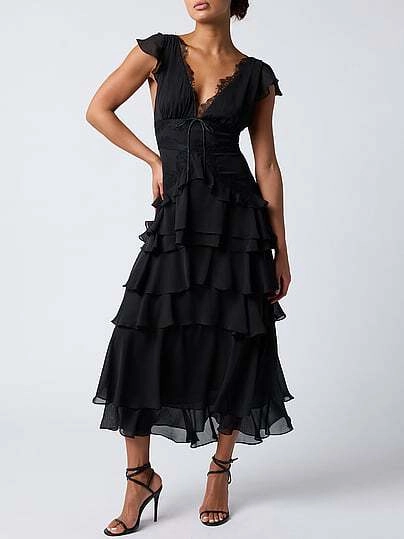 Victoria's Secret Lulus Lulus Sai Tiered Dress