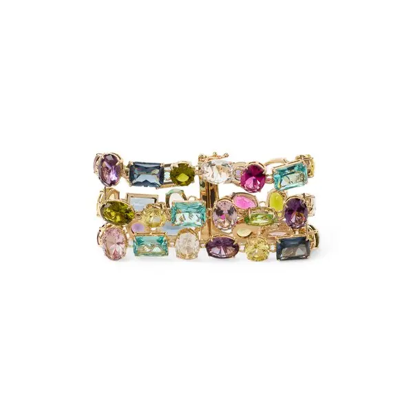 Ralph Lauren Gold-plated Stone Multistrand Bracelet