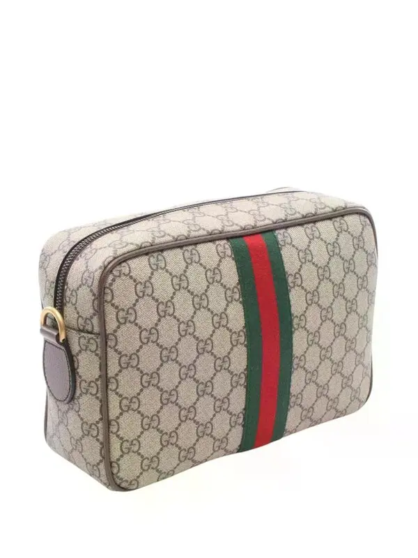 Gucci 2016-2026 Medium Gg Supreme Web Ophidia Crossbody Bag