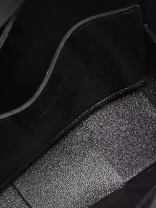 Bottega Veneta Extra Mini Nappa Maxi Intrecciato Cassette Cross Body Bag - Black