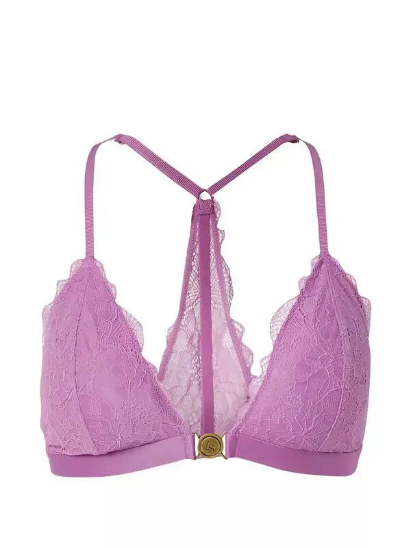 Love Stories Lace-trim Racerback Bra