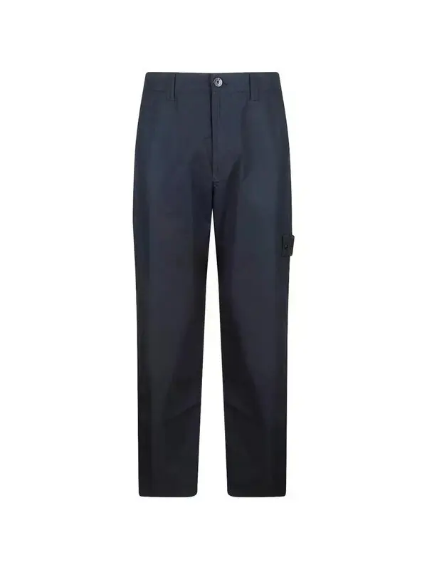 Stone Island Compass-patch Straight-leg Trousers