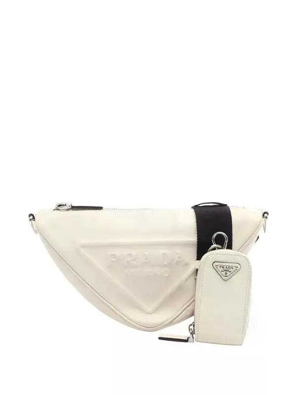 Prada 2013-2026 Glace Lux Triangle Crossbody Bag
