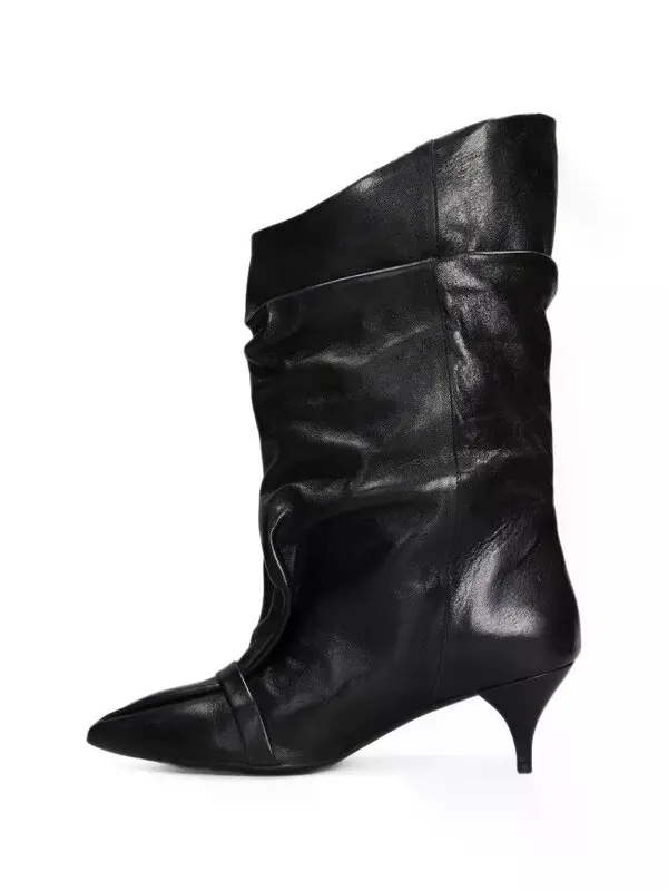 ALCHIMIA Slouchy Pointed-toe Ankle Boots