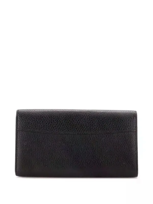 LOUIS VUITTON Capucines Wallet Leather Small Wallets - Black