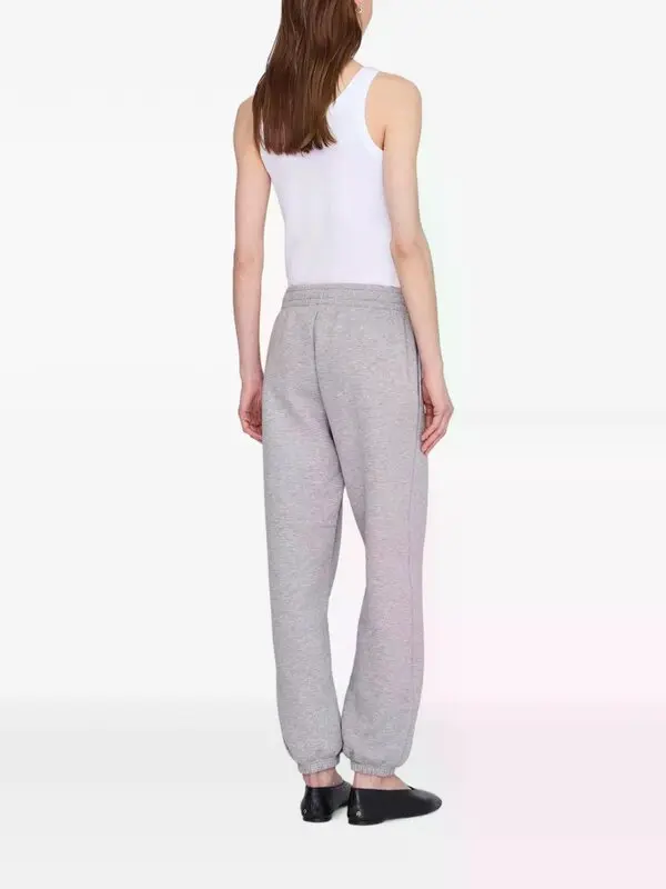 ANINE BING Karter Logo-embroidered Elasticated Track Pants