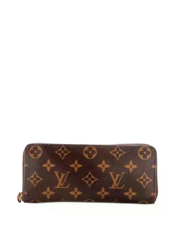LOUIS VUITTON Clemence Wallet Monogram Canvas Small Wallets - Brown