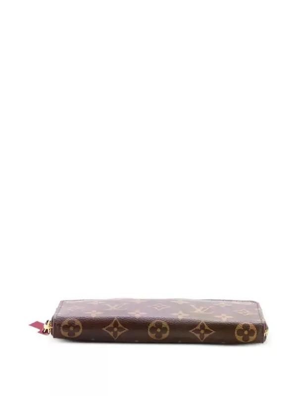 LOUIS VUITTON Clemence Wallet Monogram Canvas Small Wallets