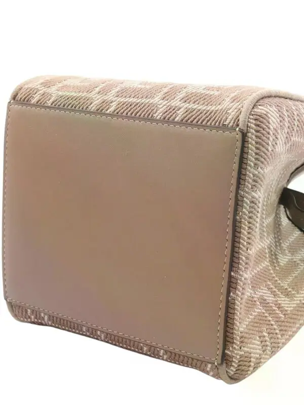 Fendi 2000-2010 Mini Zucca Canvas Origami Shoulder Bag