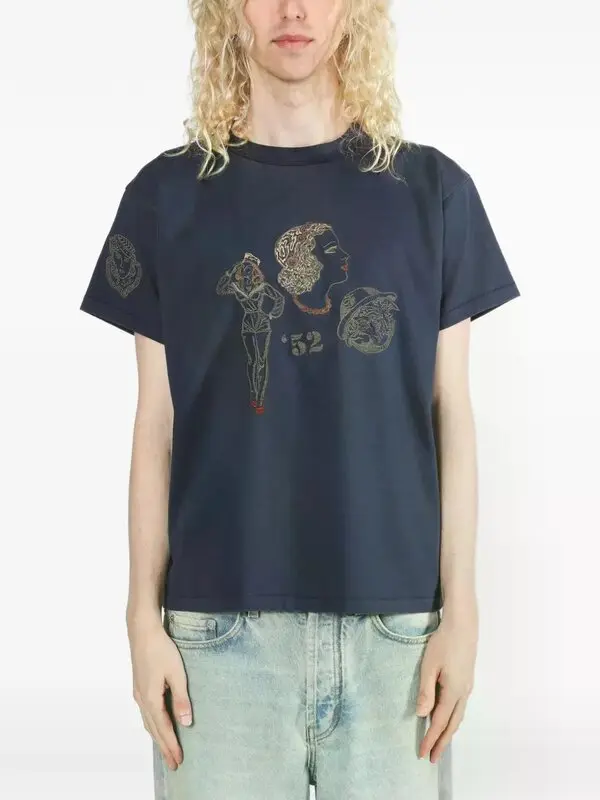 SAMUEL ZELIG Duffle Embroidered T-shirt