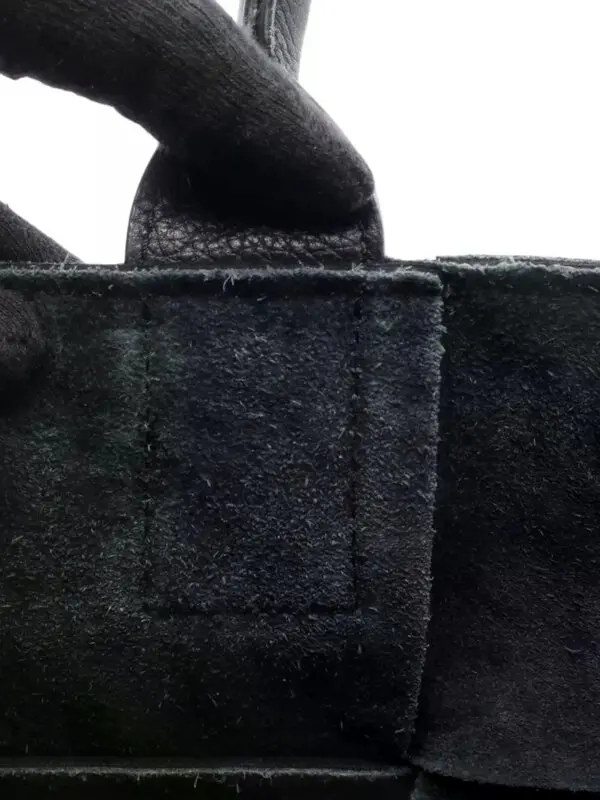 Bottega Veneta 2012-2026 Mini Lambskin Intreccio Arco Tote Satchel - Black