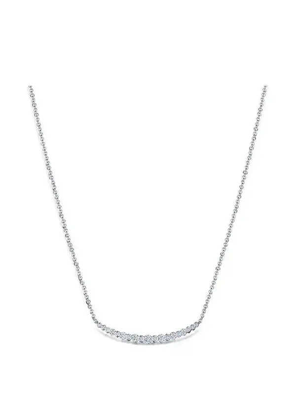 Kwiat Lyric Curved Bar Diamond Necklace