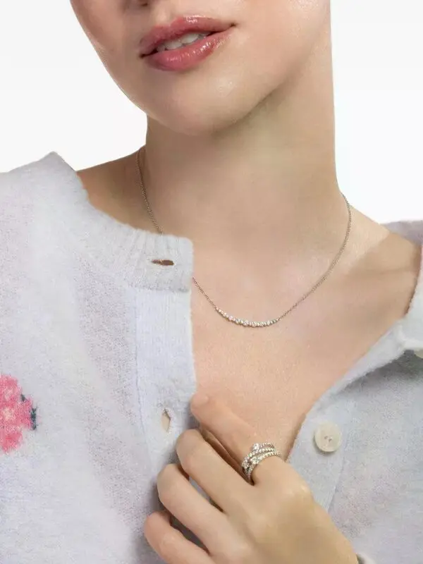 Kwiat Lyric Curved Bar Diamond Necklace