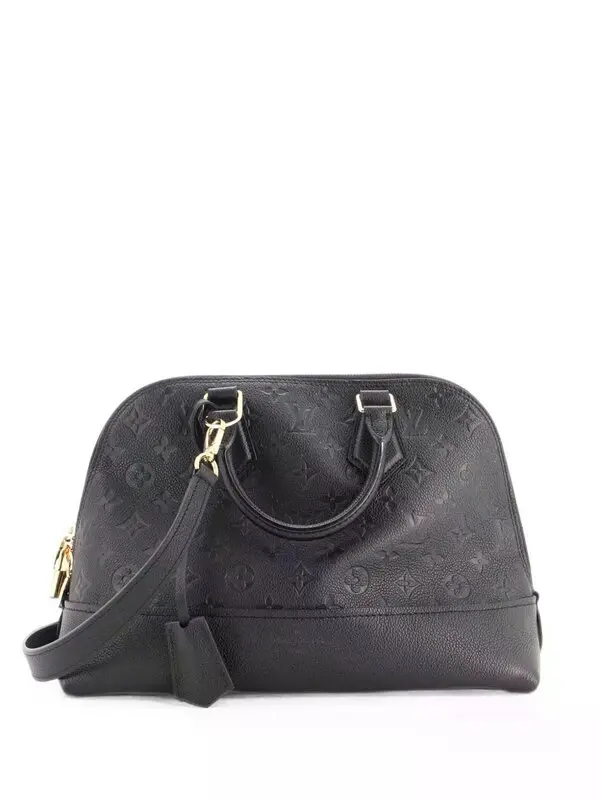 LOUIS VUITTON Neo Alma Handbag Monogram Empreinte Leather Pm Shoulder Bag - Black