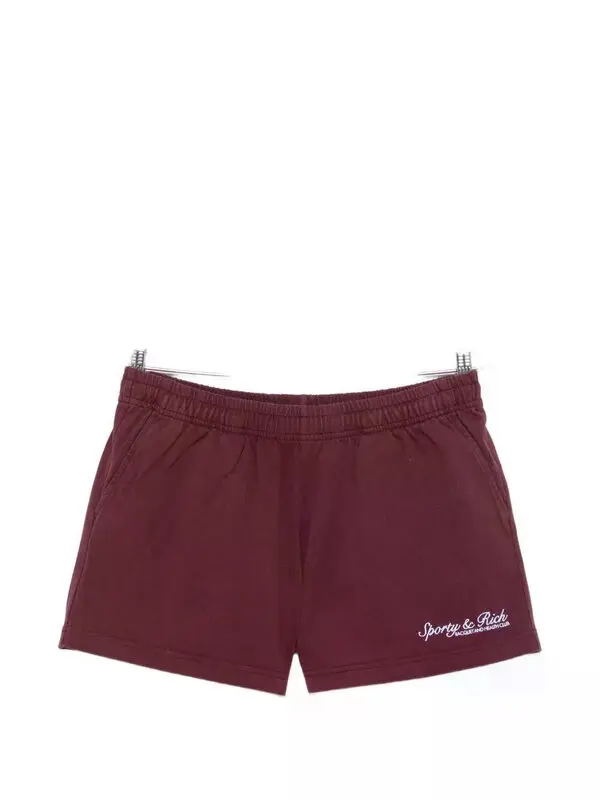 SPORTY & RICH Logo-print Shorts