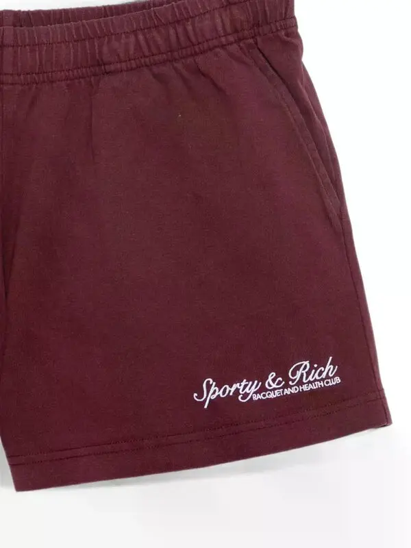 SPORTY & RICH Logo-print Shorts