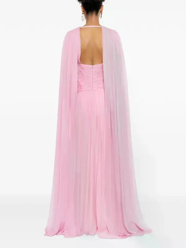 Zuhair Murad Draped V-neck Gown