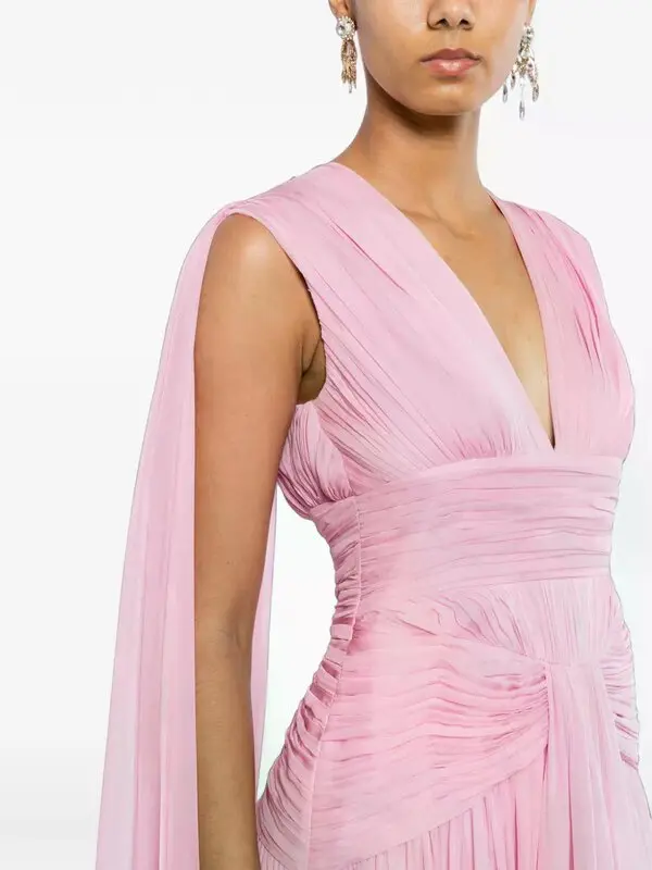 Zuhair Murad Draped V-neck Gown