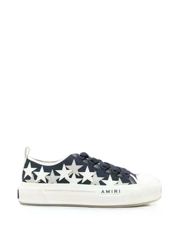 Amiri Star-patch Platform Sneakers - Blue