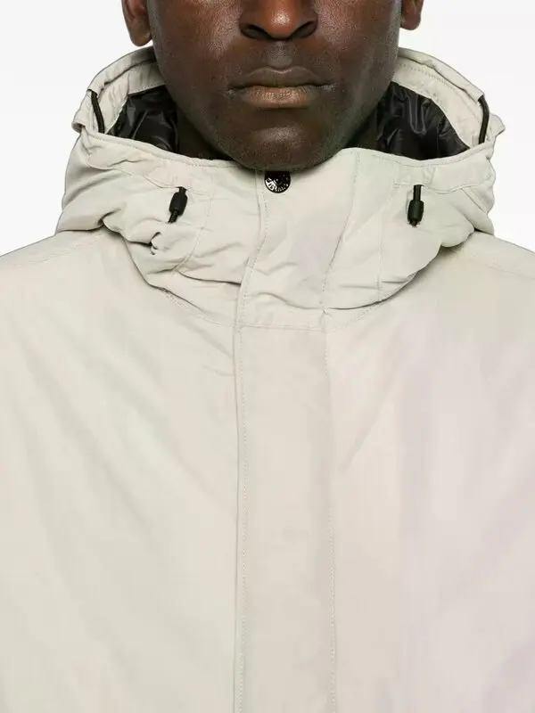 Stone Island Logo-patch Hooded Jacket