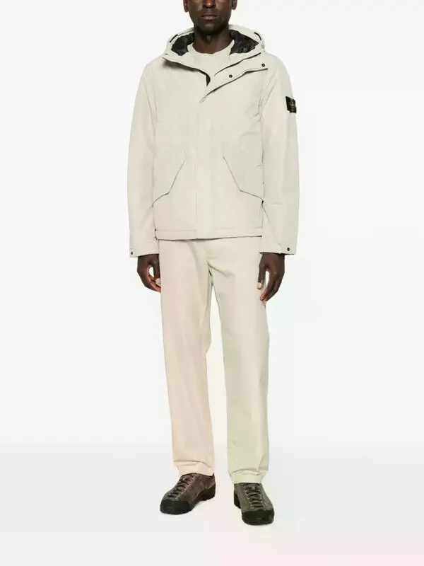Stone Island Logo-patch Hooded Jacket