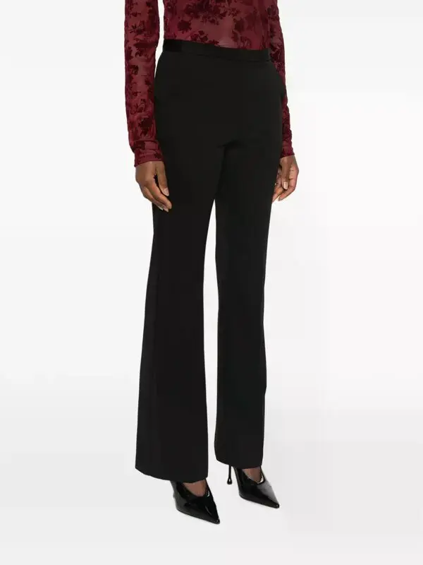 Imperial Satin-trim Flared Trousers