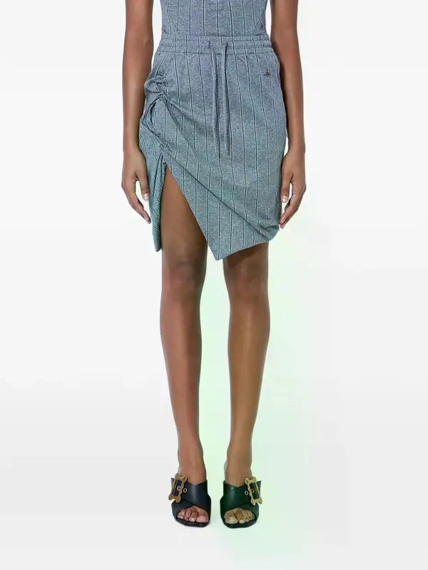VIVIENNE WESTWOOD Pinstripe-pattern Mini Skirt