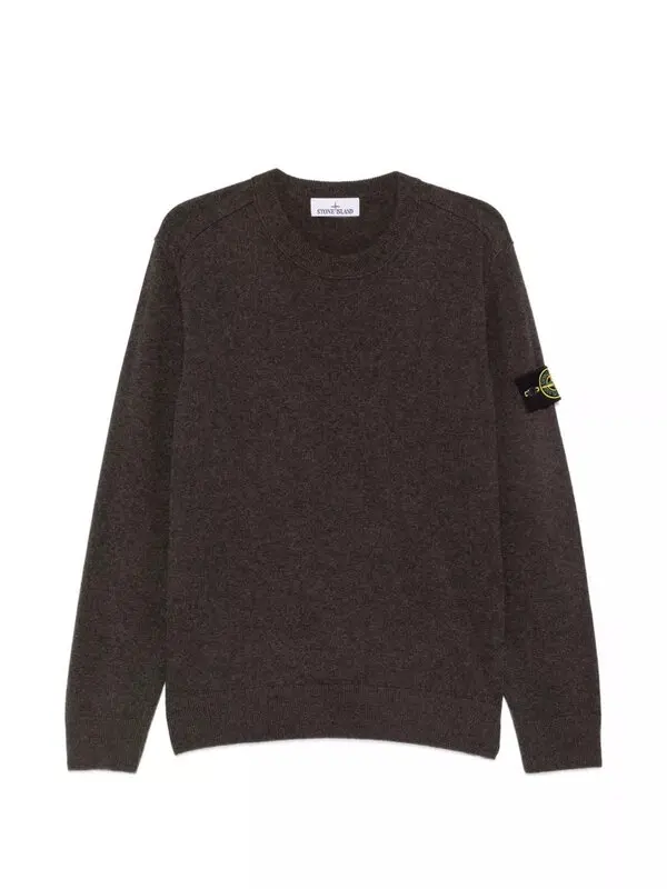 Stone Island Logo-patch Knit Sweater
