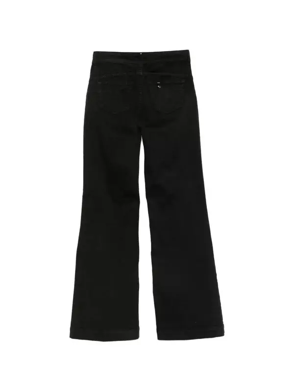 Liu Jo Button-embellished Flared Jeans
