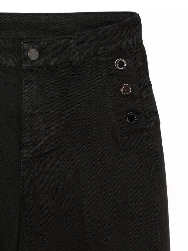 Liu Jo Button-embellished Flared Jeans