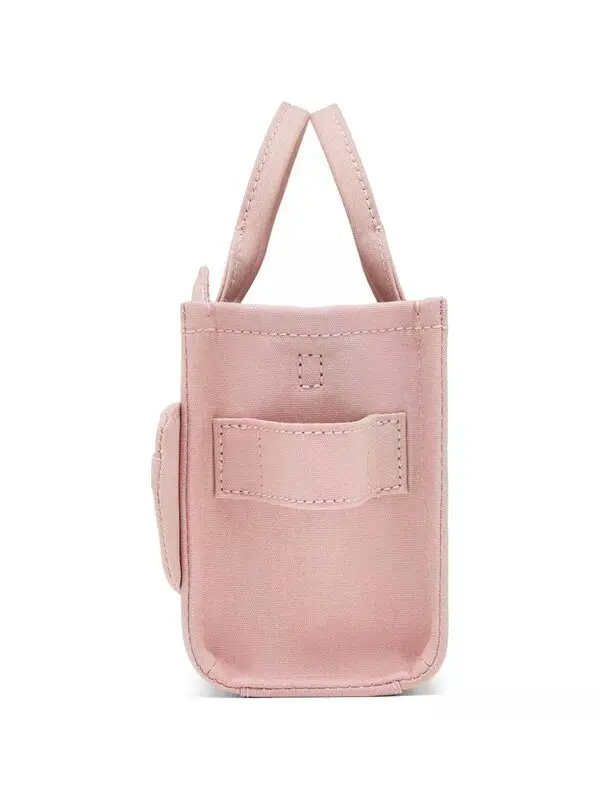 Marc Jacobs Cotton Canvas Crossbody Tote With Oversized Bow