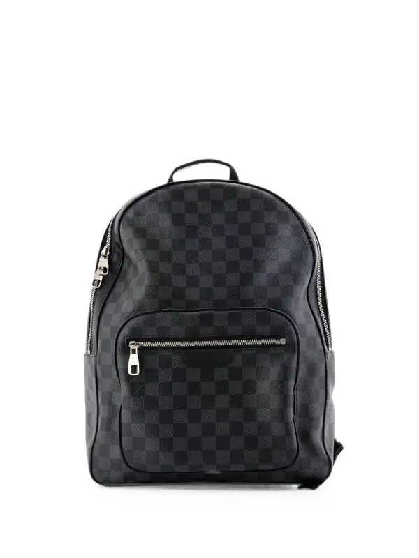 LOUIS VUITTON Josh Damier Graphite Backpack - Black