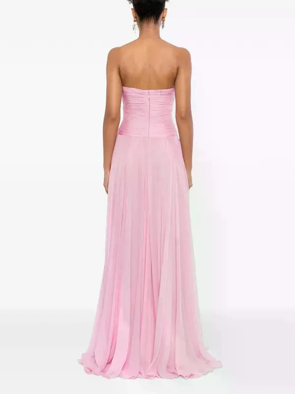 Zuhair Murad Strapless Silk-chiffon Gown