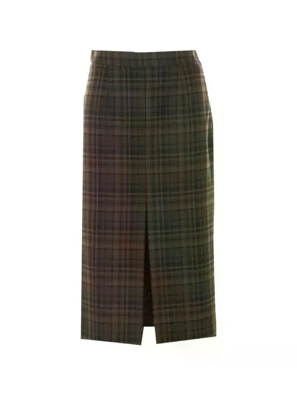 ANIYE BY Noa Check Midi Skirt