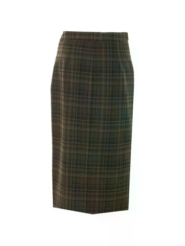 ANIYE BY Noa Check Midi Skirt