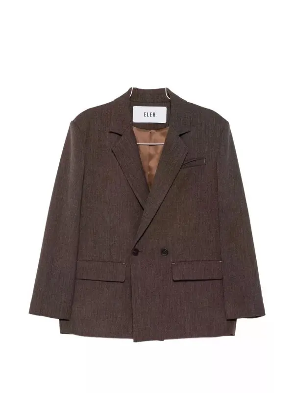 ELEH Double-breasted Notch-lapel Jacket