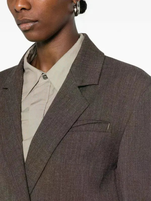 ELEH Double-breasted Notch-lapel Jacket