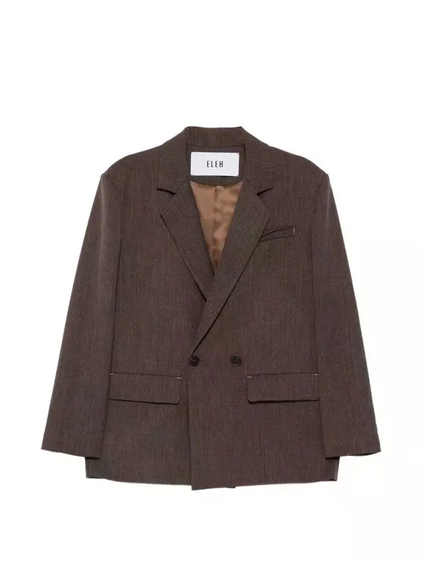 ELEH Double-breasted Notch-lapel Jacket