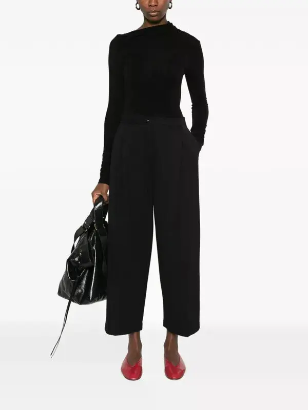 Imperial Pleated Wide-leg Trousers