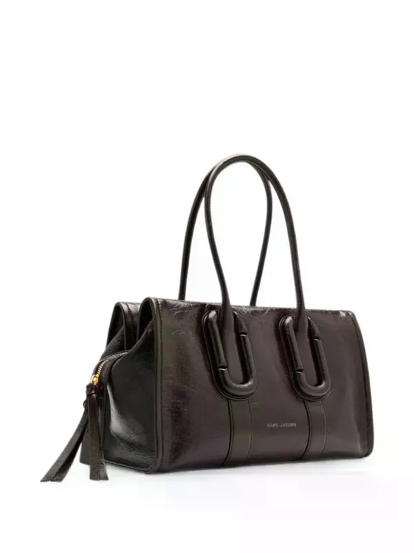 Marc Jacobs Babe City Tote In Crinkle Leather - Brown