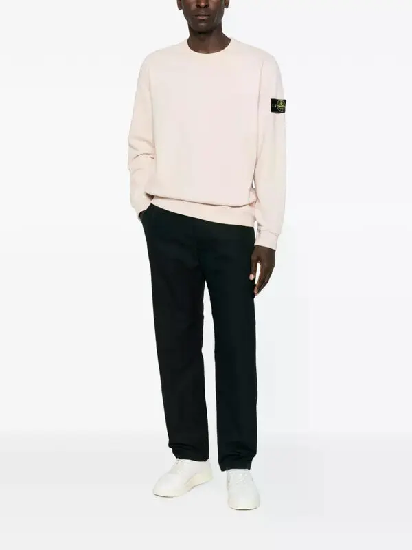Stone Island Compass-patch Sweatshirt - Pink