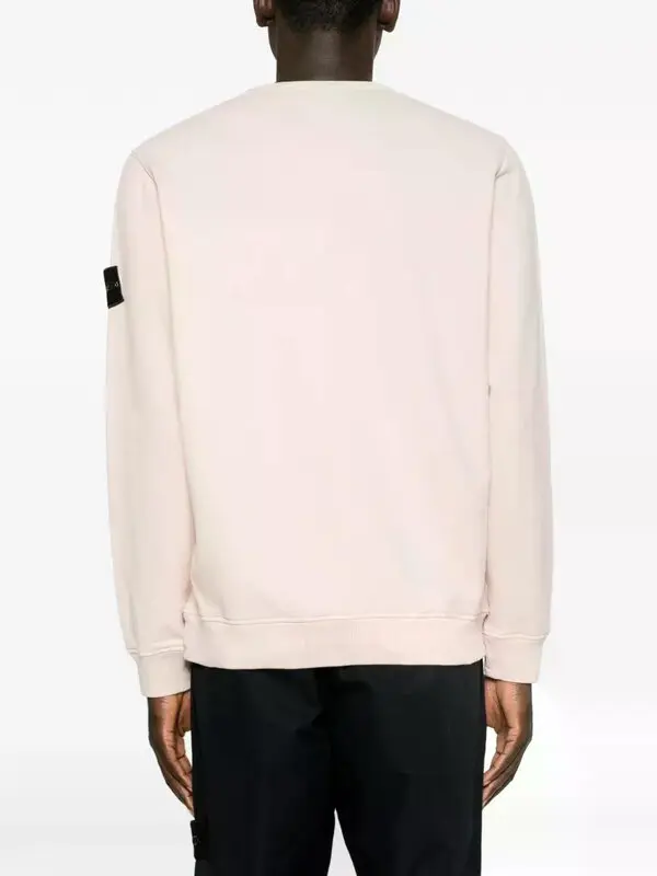 Stone Island Compass-patch Sweatshirt - Pink