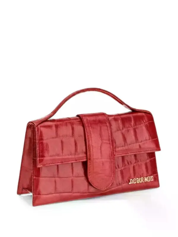 Jacquemus Le Grand Bambino Croc-effect Tote Bag