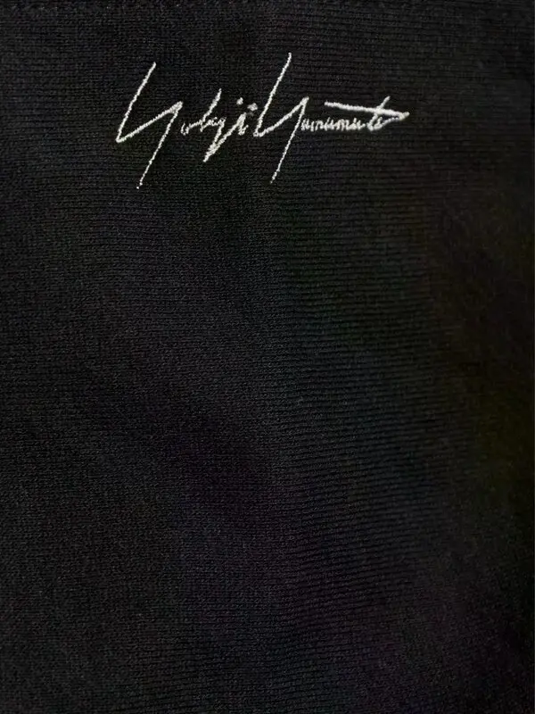 Yohji Yamamoto Logo-embroidered Zip-up Hoodie