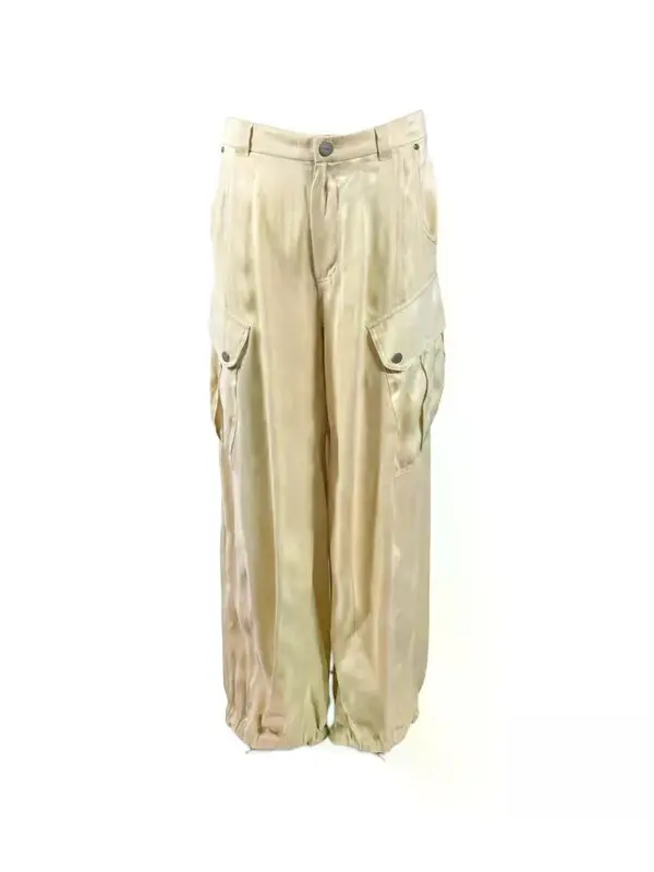 Pinko Satin-finish Cargo Pants