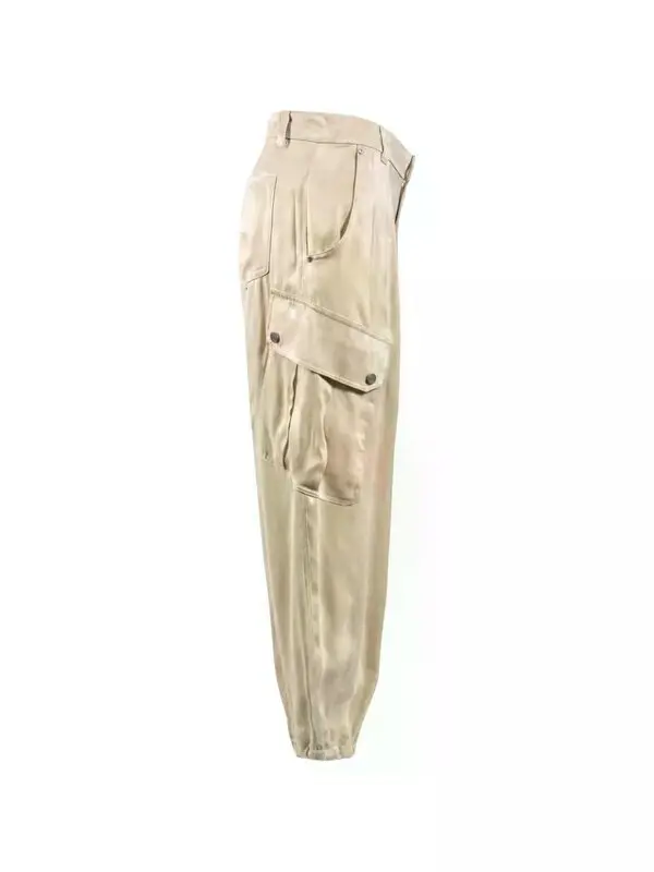 Pinko Satin-finish Cargo Pants