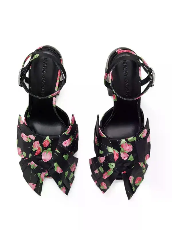 Marc Jacobs Floral Bow Platform Heel Pumps