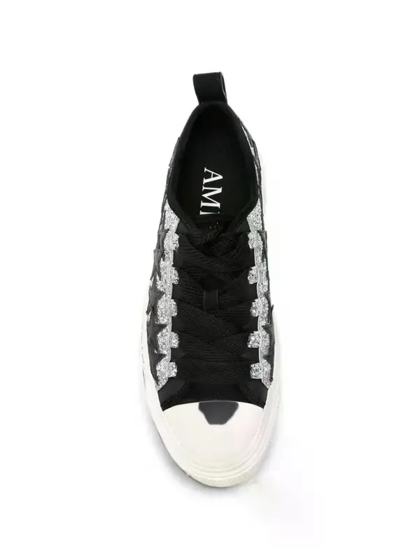 Amiri Glitter Stars Court Sneakers
