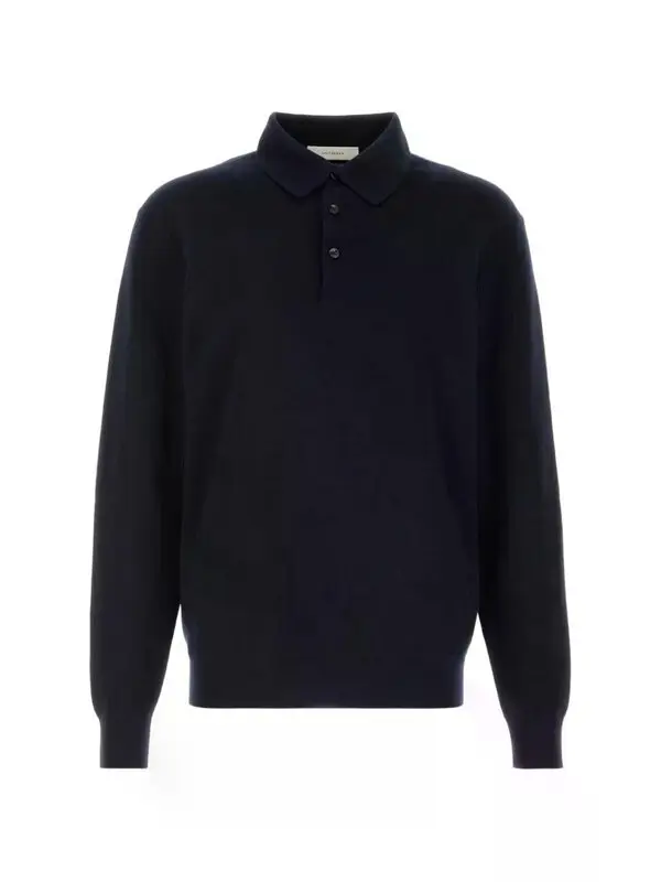 UMIT BENAN Long-sleeve Knitted Polo Shirt